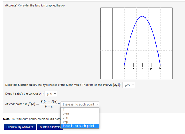 Solved (6 points) Consider the function f(2)=67+ 3 on the | Chegg.com