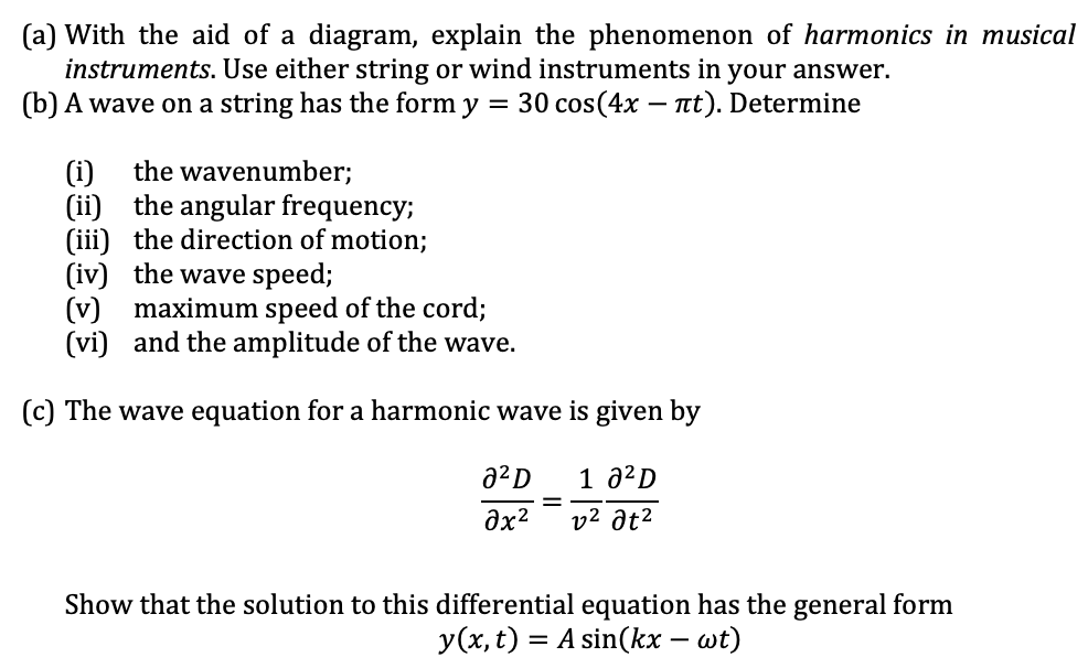Solved (a) With the aid of a diagram, explain the phenomenon | Chegg.com