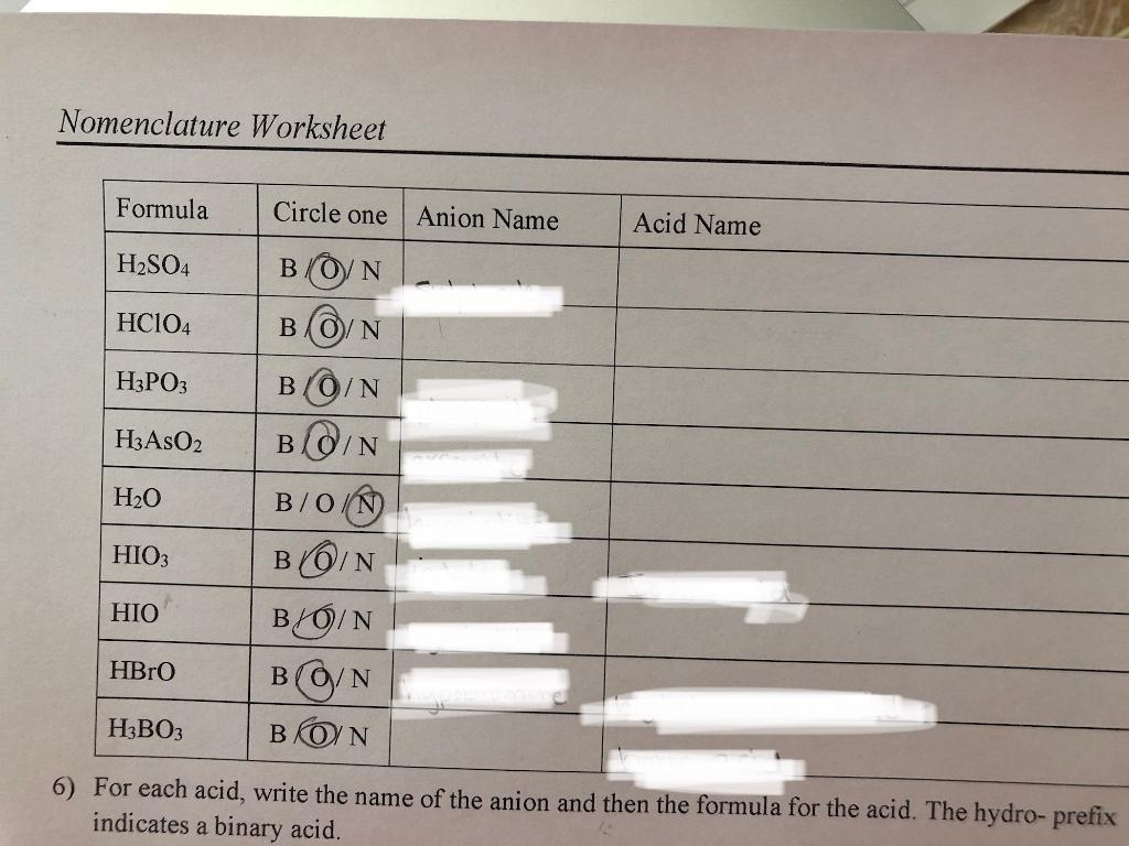 Solved Also, what is the anion name and formula for arsenous | Chegg.com