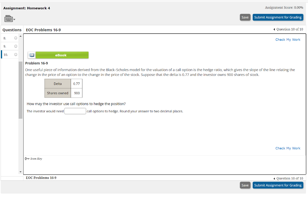 Solved Assignment: Homework 4 Assignment Score: 0.00 | Chegg.com