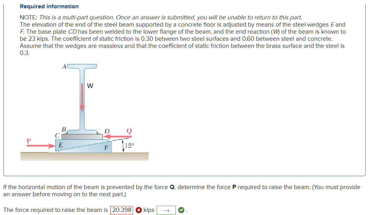 Solved Required information NOTE: This is a multi-part | Chegg.com