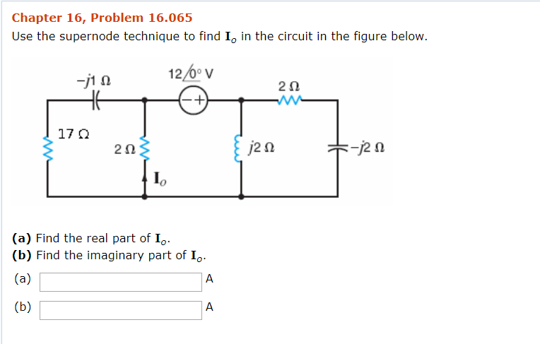 Solved Use the supernode technique to find Io in the circuit | Chegg.com