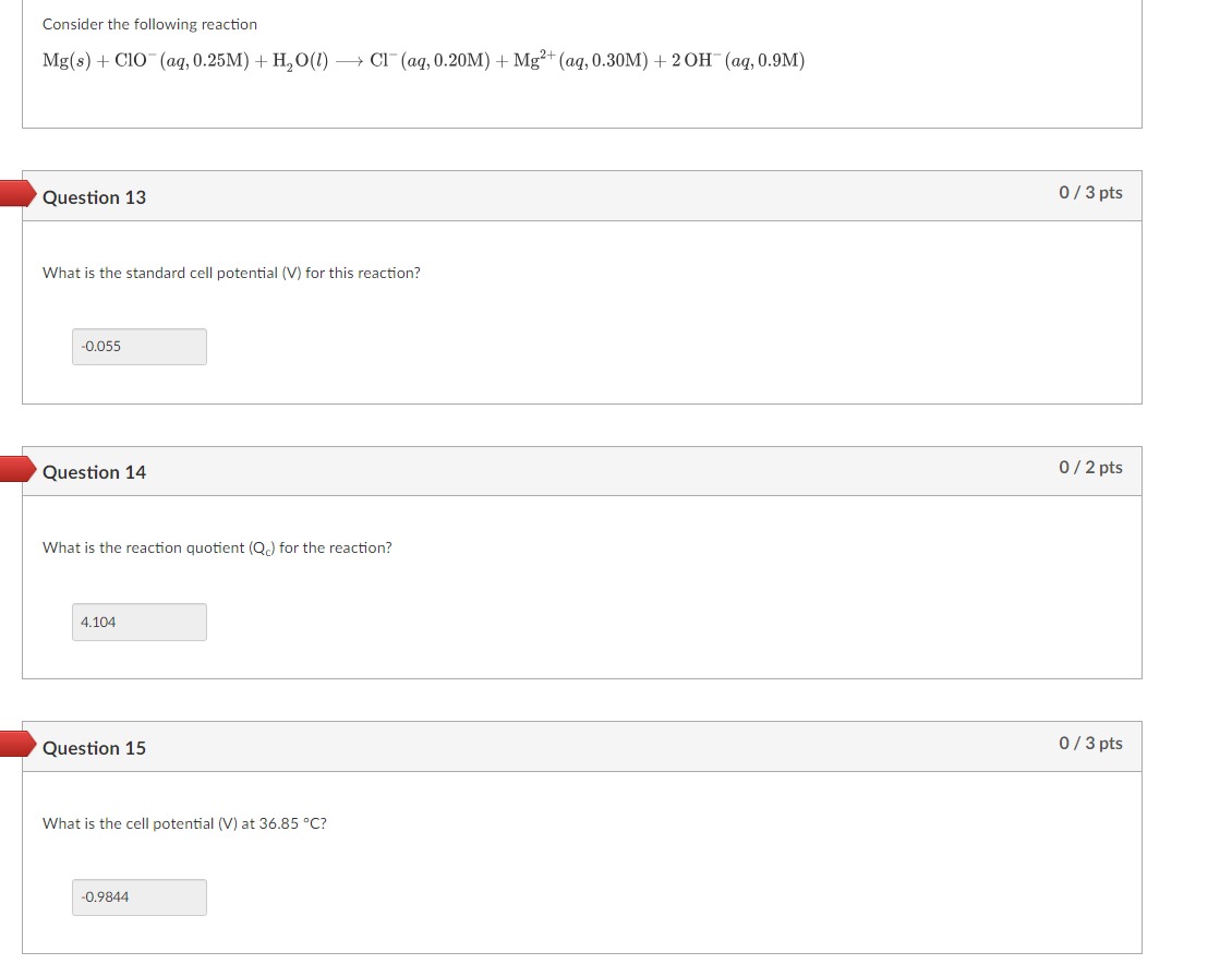 Solved Consider the following reaction \\[ | Chegg.com