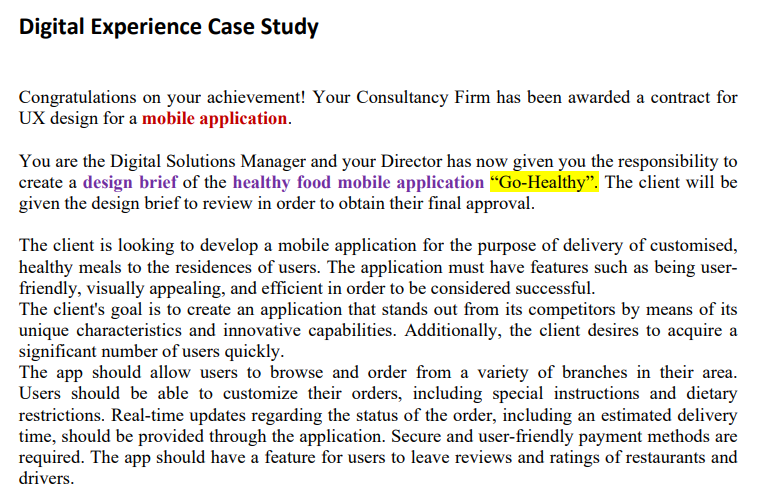 Solved Task 1: Research to understand users and problemsIt | Chegg.com