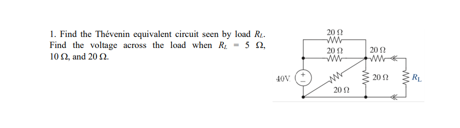 Solved Find the Thévenin equivalent circuit seen by load | Chegg.com