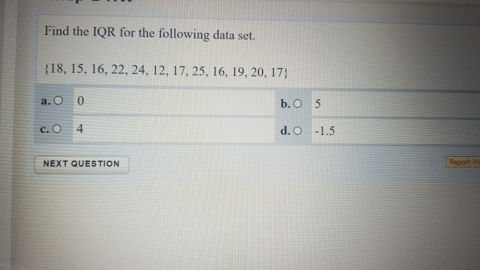 Solved Find the 5-number summary for the following data set. | Chegg.com