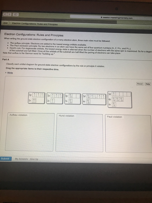 Solved Ch Electron Configurations Rules And Principles