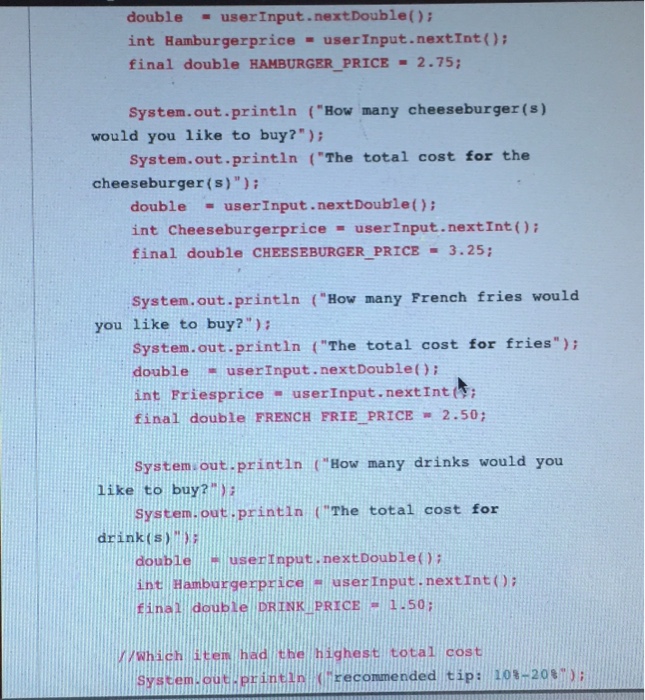 Solved Topics To declare and use variables . Arithmetic | Chegg.com