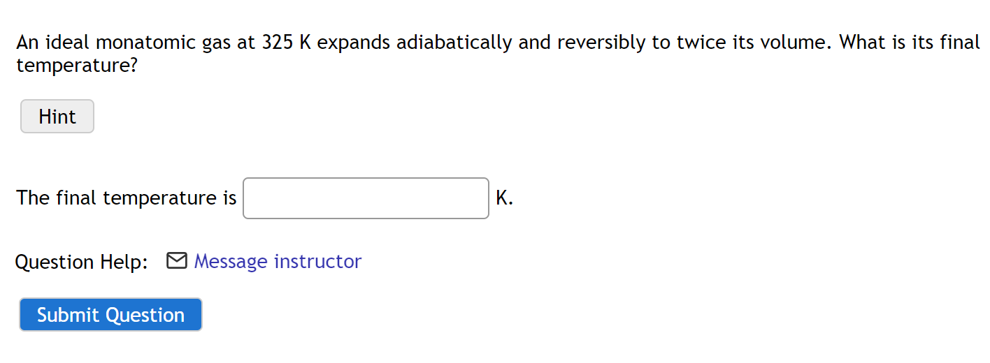 Solved A monatomic ideal gas undergoes a quasi-static | Chegg.com