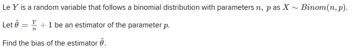 Solved Le Y is a random variable that follows a binomial | Chegg.com
