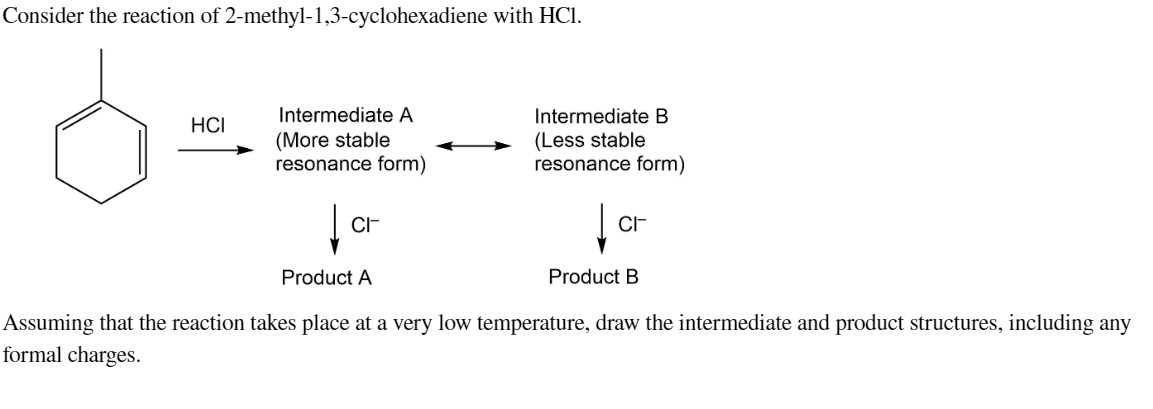 Solved Consider the reaction of 2‑methyl‑1,3‑cyclohexadiene | Chegg.com