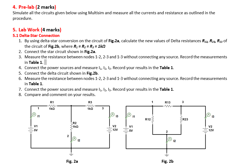 Solved 4. Pre-lab (2 marks) Simulate all the circuits given | Chegg.com