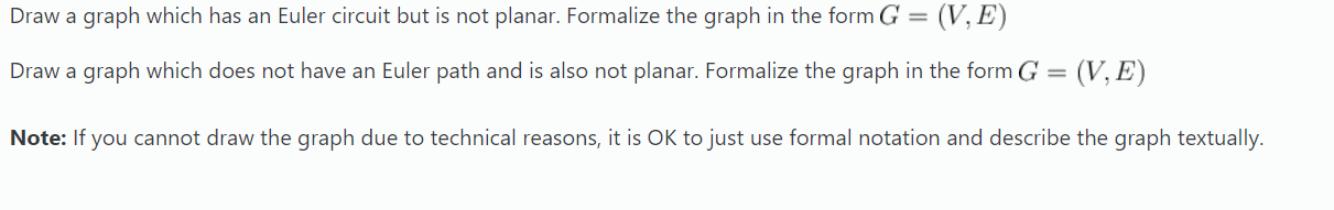 Solved Draw a graph which has an Euler circuit but is not | Chegg.com