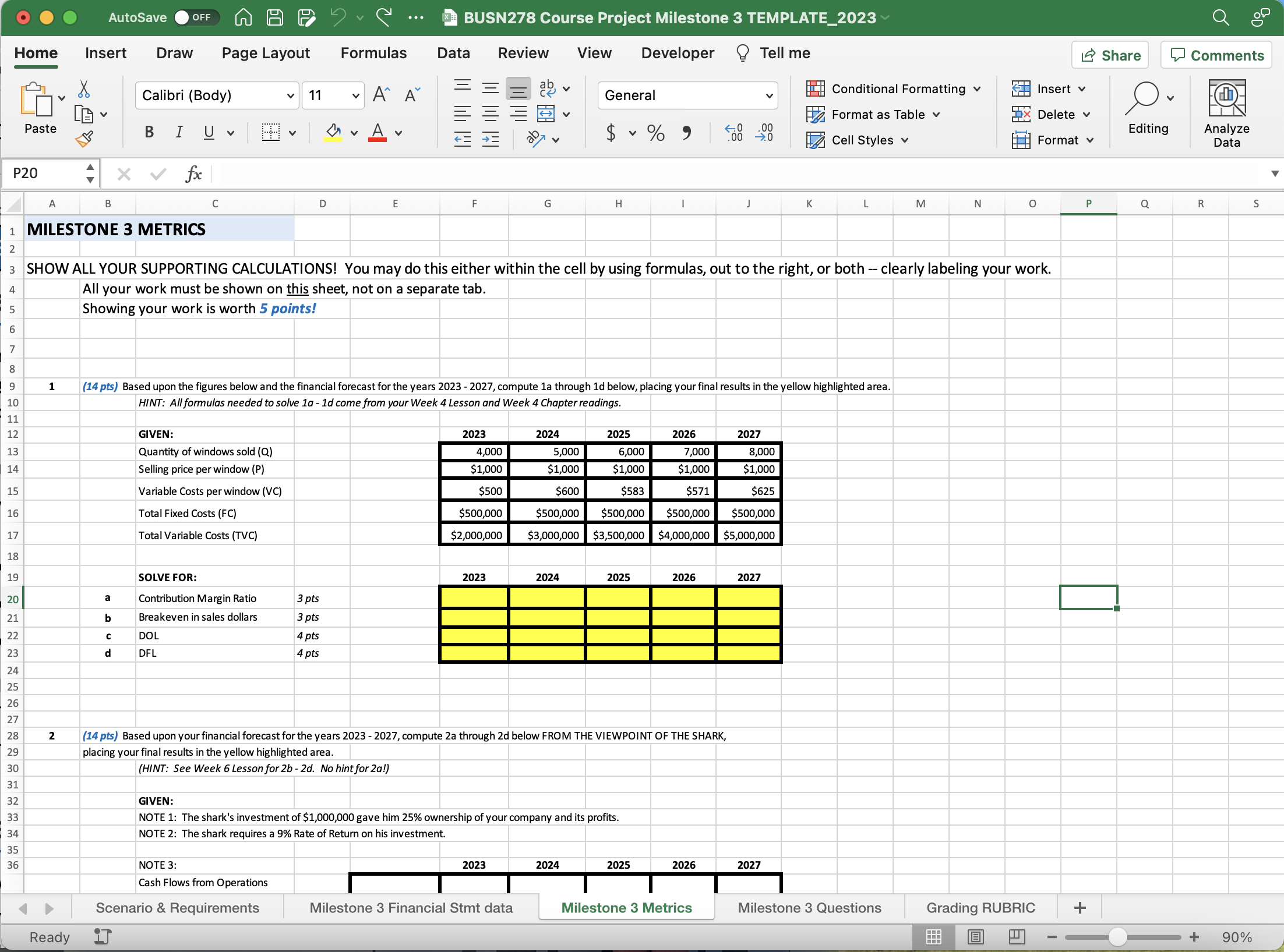 Home Insert Draw Page Layout Formulas Data Review | Chegg.com