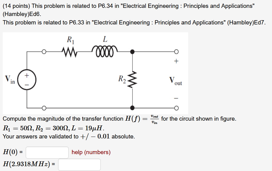 Solved (14 points) This problem is related to P6.34 in | Chegg.com