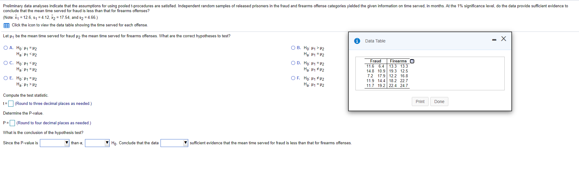 Solved Preliminary data analyses indicate that the | Chegg.com