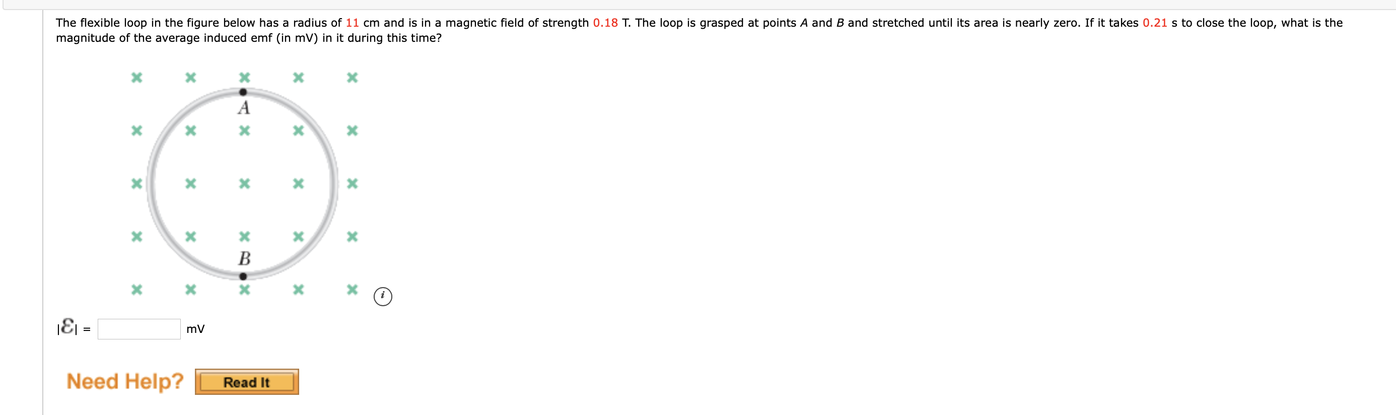 Solved The flexible loop in the figure below has a radius of | Chegg.com