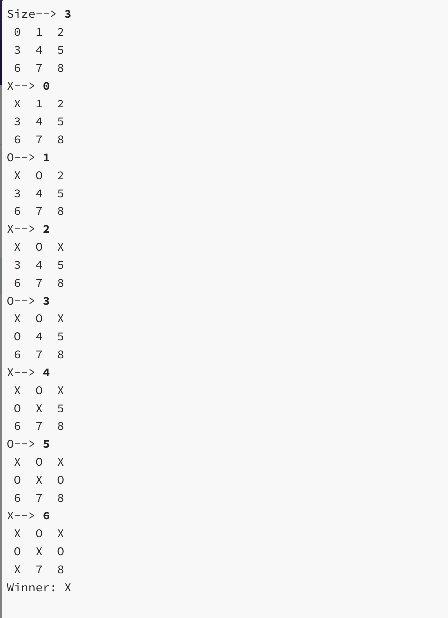 Solved Tic-tac-toe(Python) Implement the Tic-tac-toe game | Chegg.com