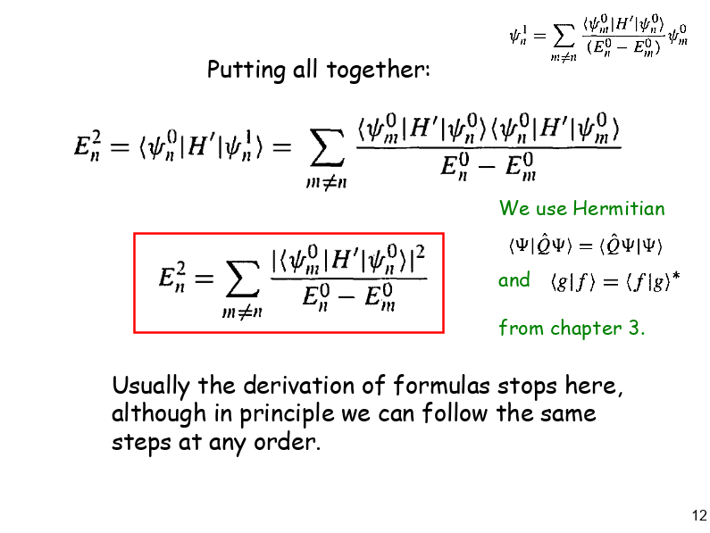 Solved (10) Find in book or lectures the formula E 2 for | Chegg.com