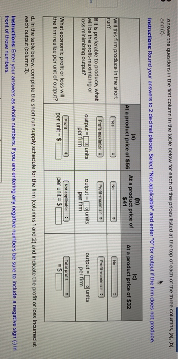 Solved Check my work Average Fixed Average Variable Average | Chegg.com