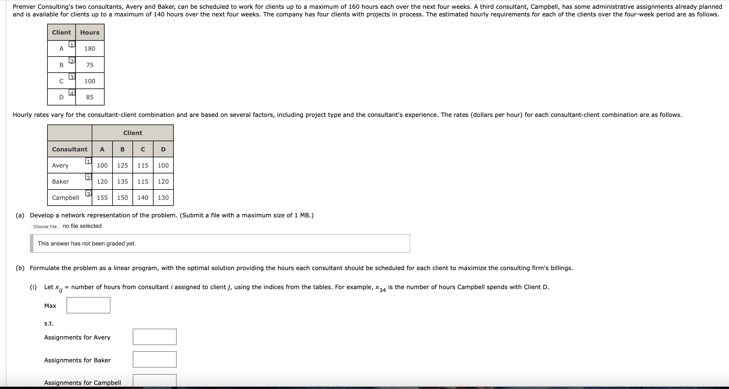 Solved (a) Develop a network representation of the problem. | Chegg.com