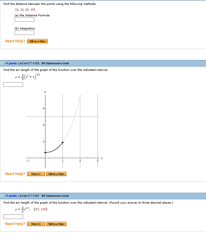 Solved Find the distance between the points using the | Chegg.com