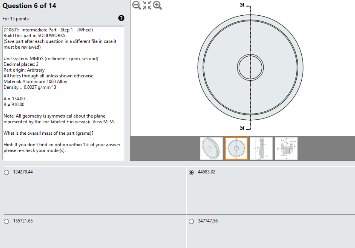 Solved Question 6 of 14 For 15 points: D10801: Intermediate | Chegg.com