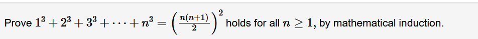 Solved Proof by InductionProve that the sequence holds for | Chegg.com