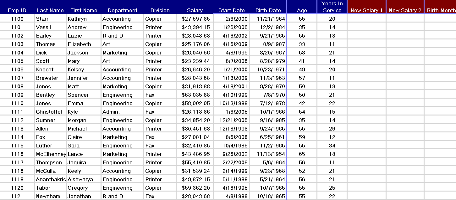Write a Macro, Q_4, that will highlight records in | Chegg.com