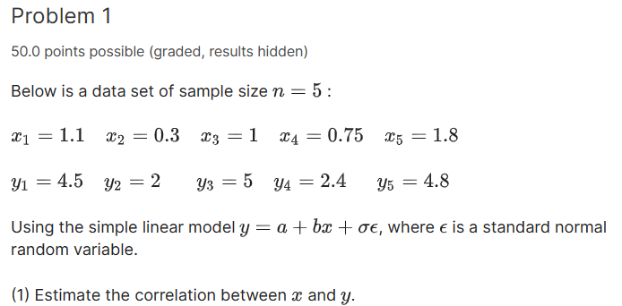 Solved Problem 150.0 ﻿points possible (graded, ﻿results | Chegg.com