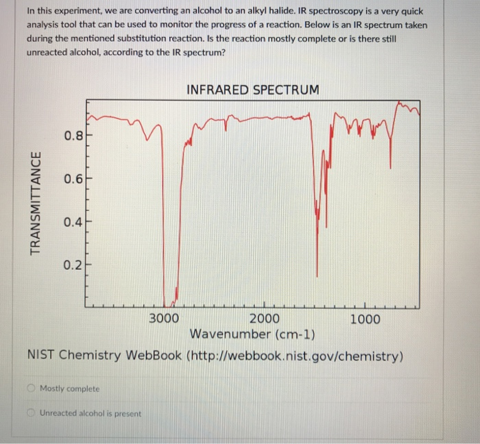 Solved In this experiment, we are converting an alcohol to | Chegg.com