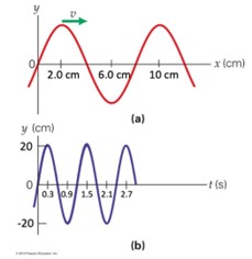 Solved Graph (a) shows a snapshot of a wave traveling on a | Chegg.com