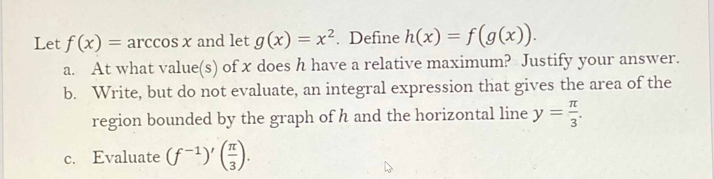 Solved Lutro) - Deline (*) -(x)) At what of does have a | Chegg.com