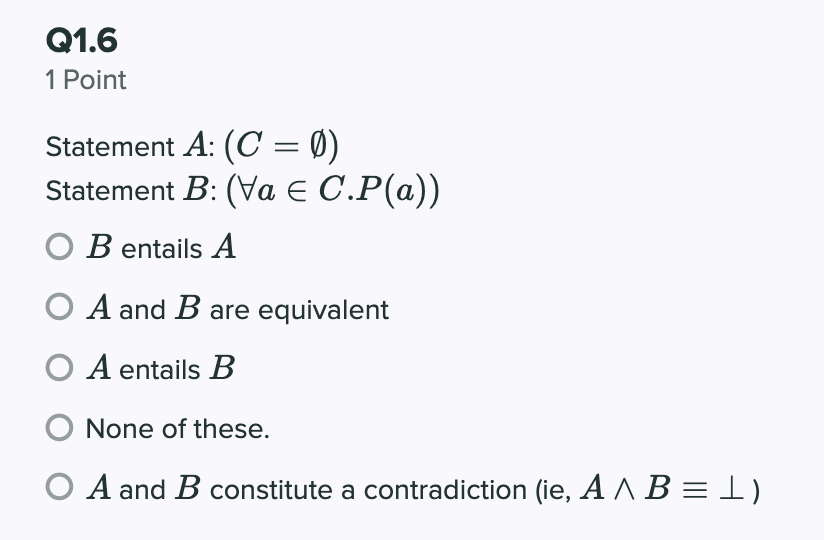 Q1 Set of Counter-Examples 7 Points In this group of | Chegg.com