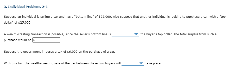 Solved 3. Individual Problems 2-3 Suppose an individual is | Chegg.com