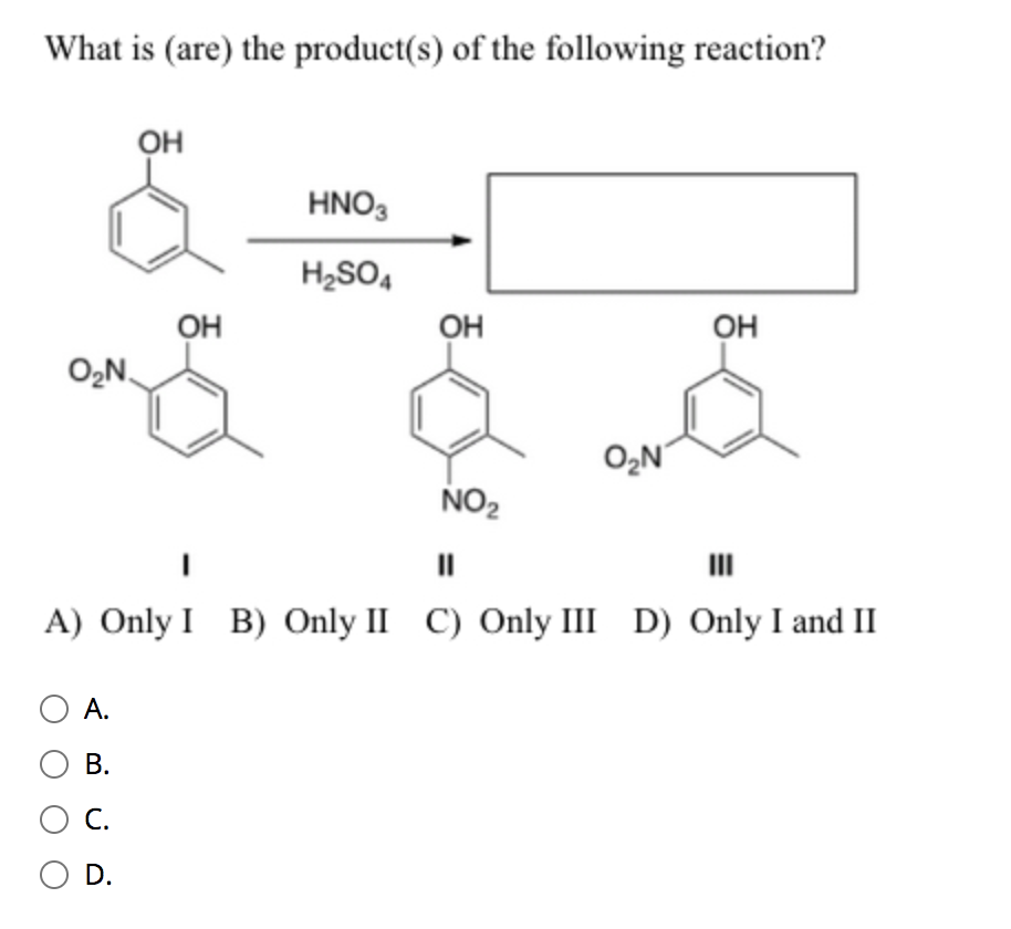 Solved What is (are) the product(s) of the following | Chegg.com