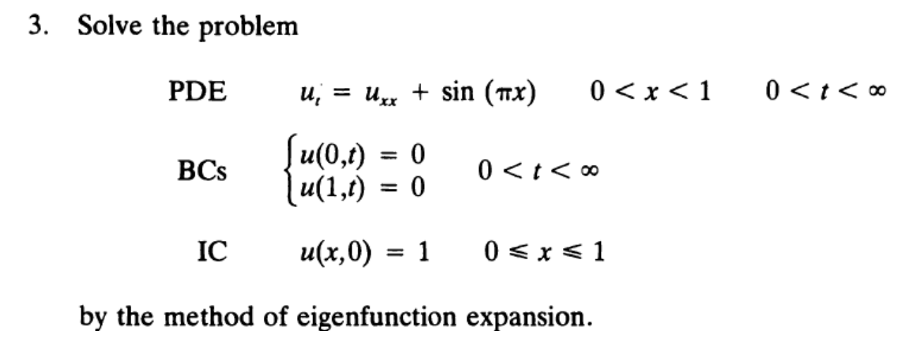 Solved 3. Solve the problem PDE 0 | Chegg.com