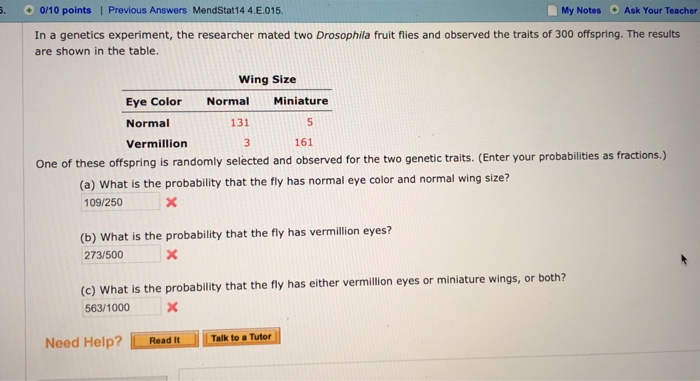 Solved + 0/10 points ! Previous Answers MendStat14 4.Ε.015 | Chegg.com
