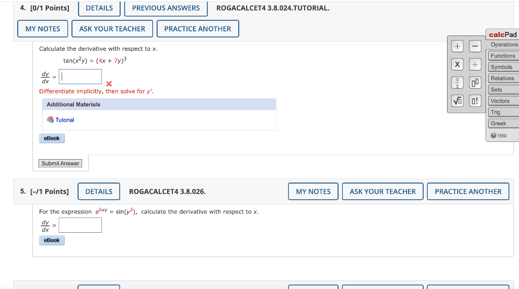 Solved Hello I would love to get help with my math homework. | Chegg.com