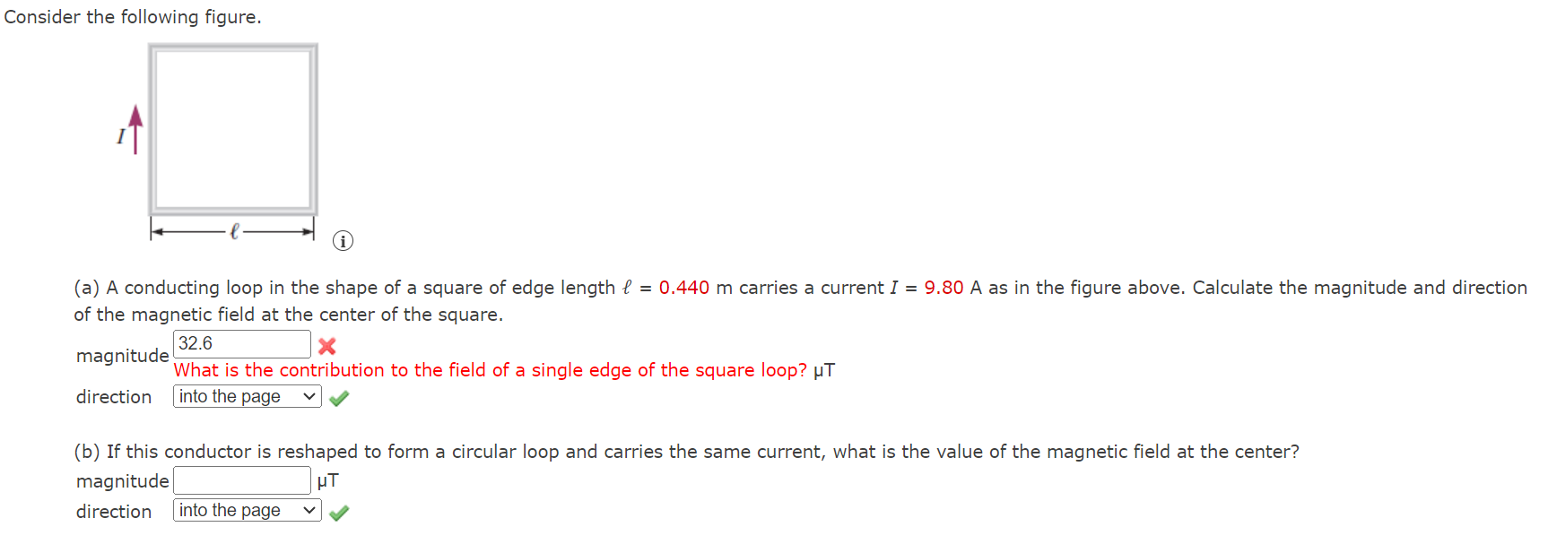 Solved Consider the following figure. (a) A conducting loop | Chegg.com