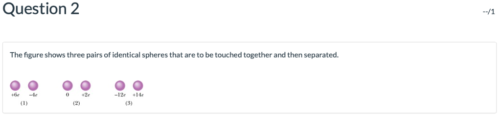 Solved Question 2 The figure shows three pairs of identical | Chegg.com