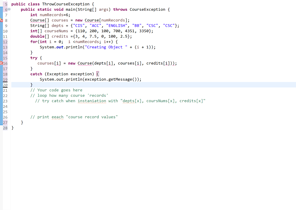 Solved PLEASE HELP >> QUESTION / MY CODE THUS FAR Create | Chegg.com