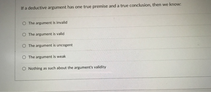 Solved Which of the following are all arguments O | Chegg.com