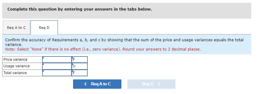Exercise 8-11A (Algo) Determining materials price and | Chegg.com