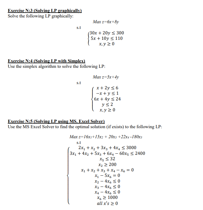 Exercise N:1 (Gauss-Jordan) Use the Gauss-Jordan | Chegg.com