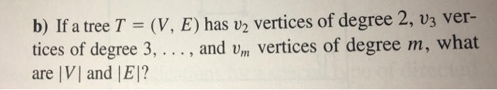 Solved If a tree has four vertices of degree 2, one vertex | Chegg.com