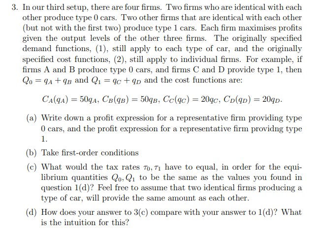 Solved More info for question 3(c) ; Values found in | Chegg.com