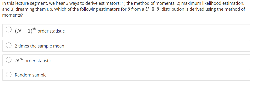 Solved In this lecture segment, we hear 3 ﻿ways to derive | Chegg.com