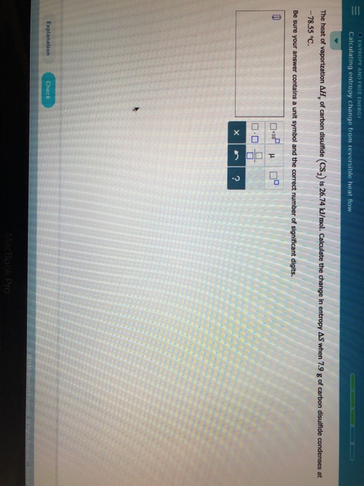 Solved Calculating entropy change from reversible heat flow | Chegg.com