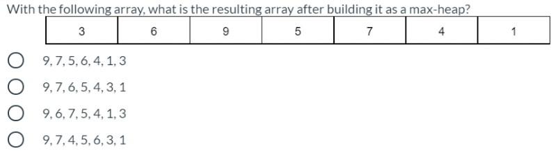 Solved With the following array, what is the resulting array | Chegg.com
